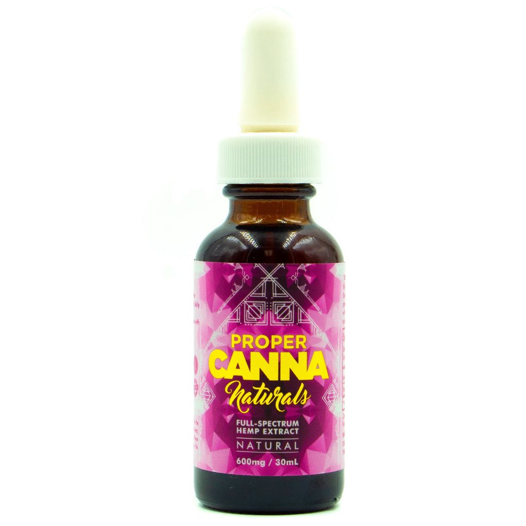 Natural 600mg Full-Spectrum Hemp Extract - Proper Canna Naturals